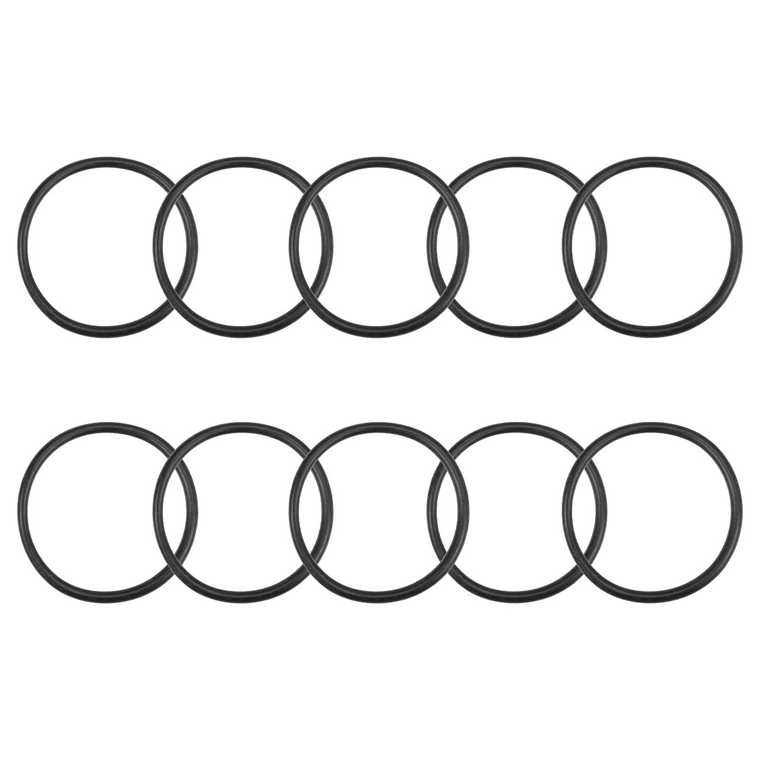 Uxcell Nitrile Rubber O-Rings 39.8mm OD 34.5mm ID 2.65mm Width, Metric ...