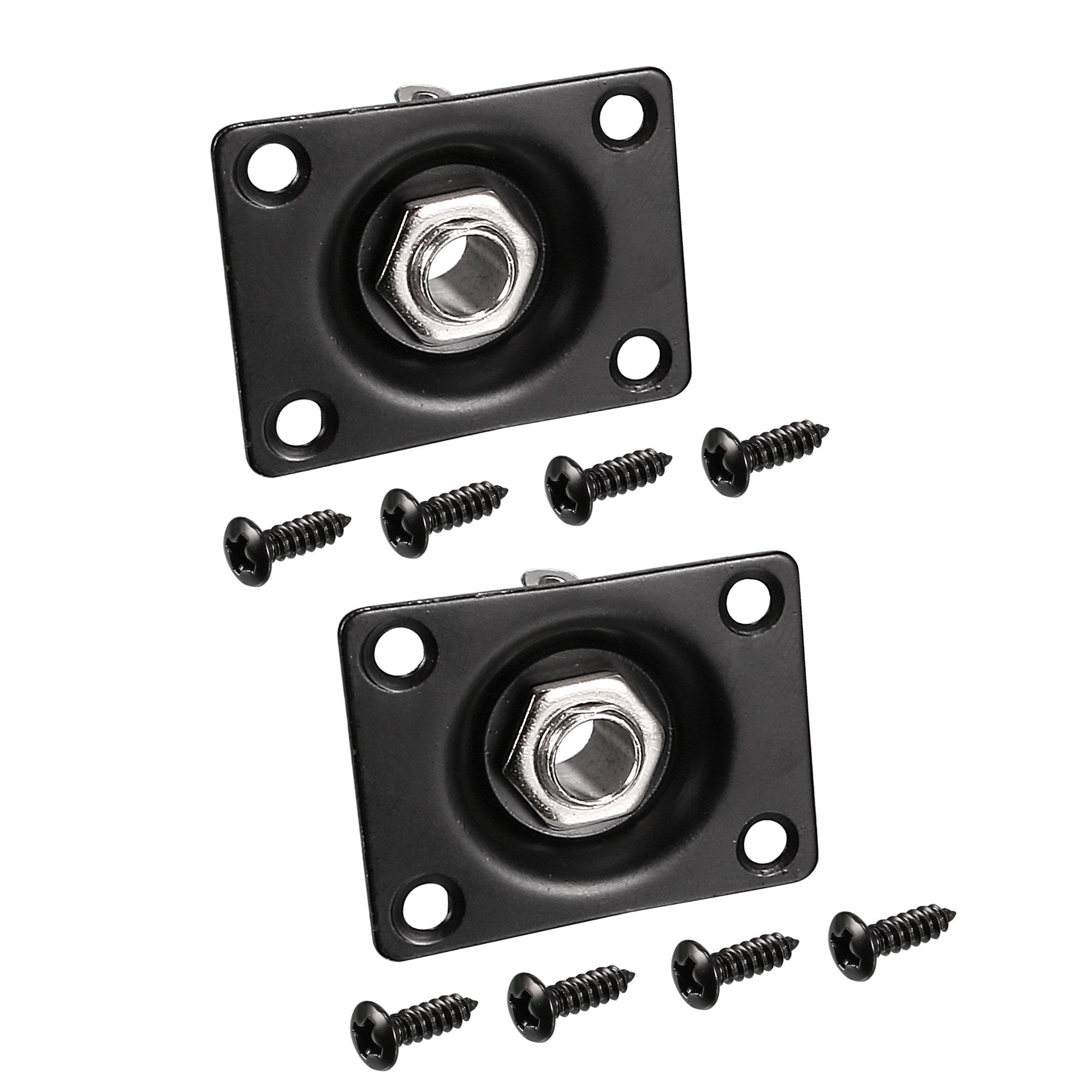 Uxcell 1/4 Inch 6.35mm Guitar Mono Output Jack Plate Input Socket for ...