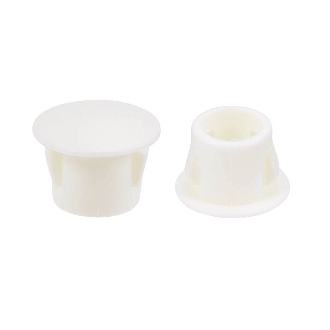 Uxcell 25 Pcs 8mm Snap in Locking Hole Tube Flush Type Panel Plugs Hole ...