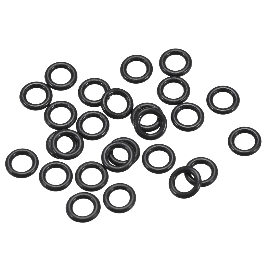 Uxcell Fluorine Rubber O Rings, 5mm OD, 3mm Inner Diameter, 1mm Width ...