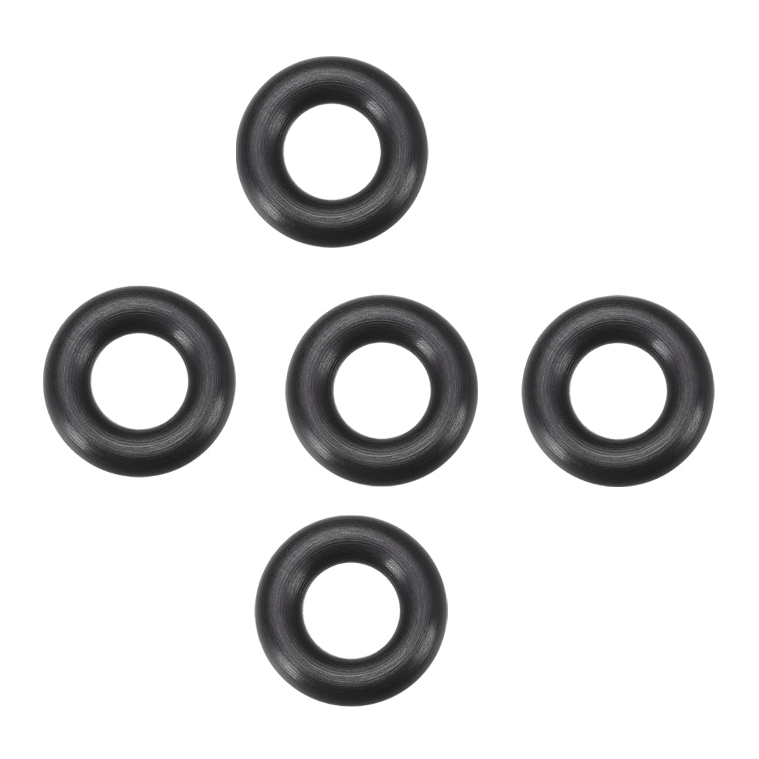 Uxcell Fluorine Rubber O Rings, 15mm OD, 8mm Inner Diameter, 3.5mm ...