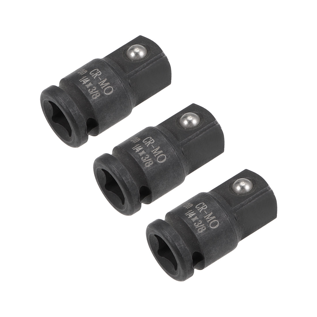 Uxcell 3 Pcs 1/4 Inch Drive (F) x 3/8 Inch (M) Impact Socket Adapter ...