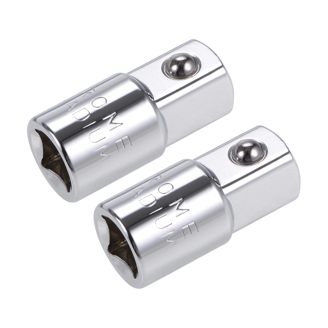 Uxcell 2 Pcs 3/8 Inch Drive (F) x 1/2 Inch (M) Socket Adapter, Female ...