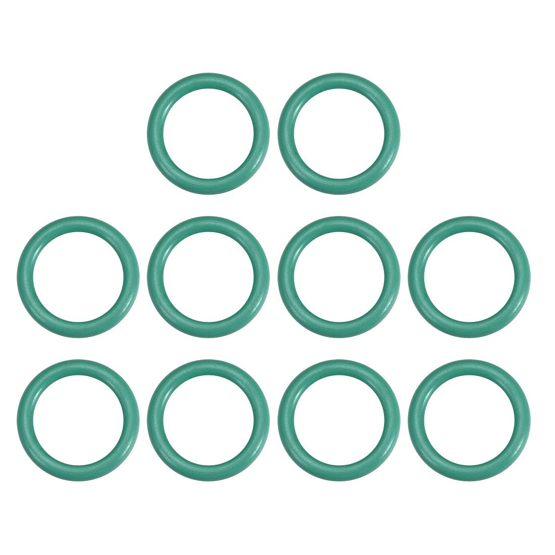 Uxcell Fluorine Rubber O Rings, 18mm OD, 13.2mm Inner Diameter, 2.4mm ...