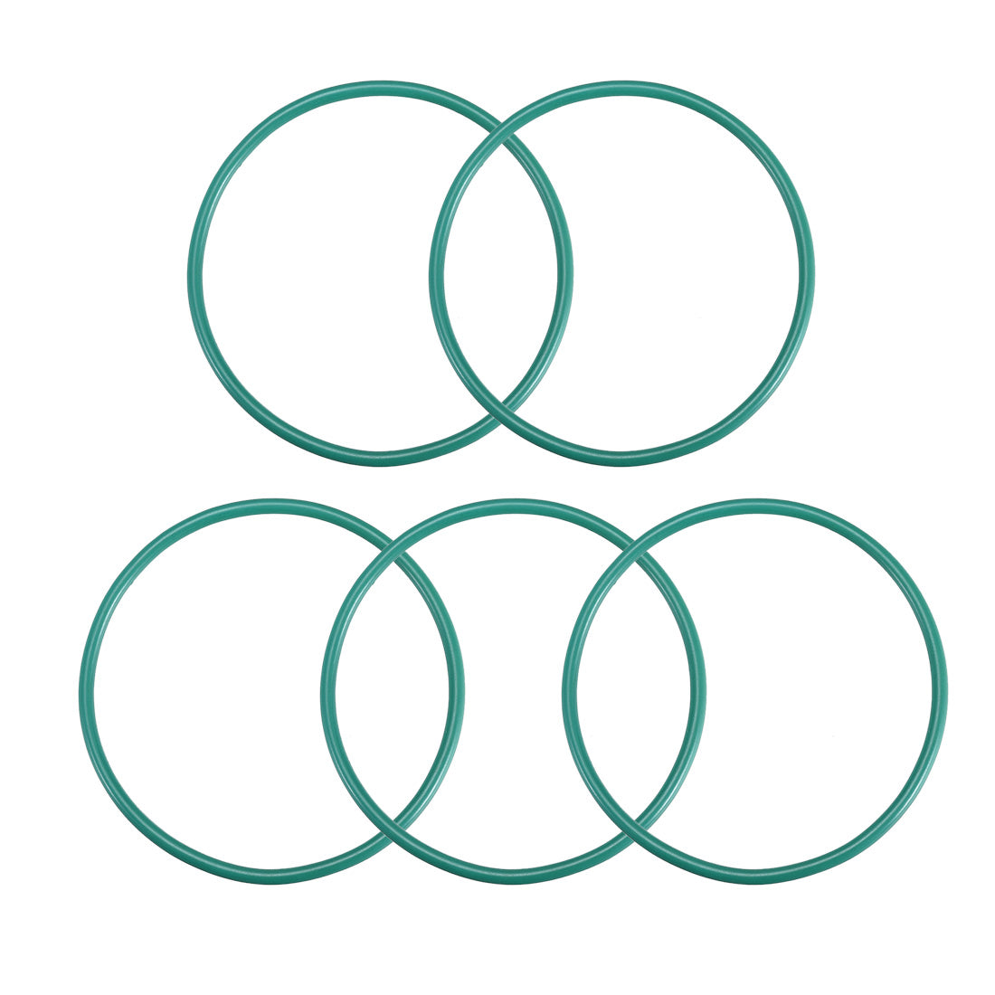 Uxcell Fluorine Rubber O Rings, 59mm OD, 54.2mm Inner Diameter, 2.4mm ...