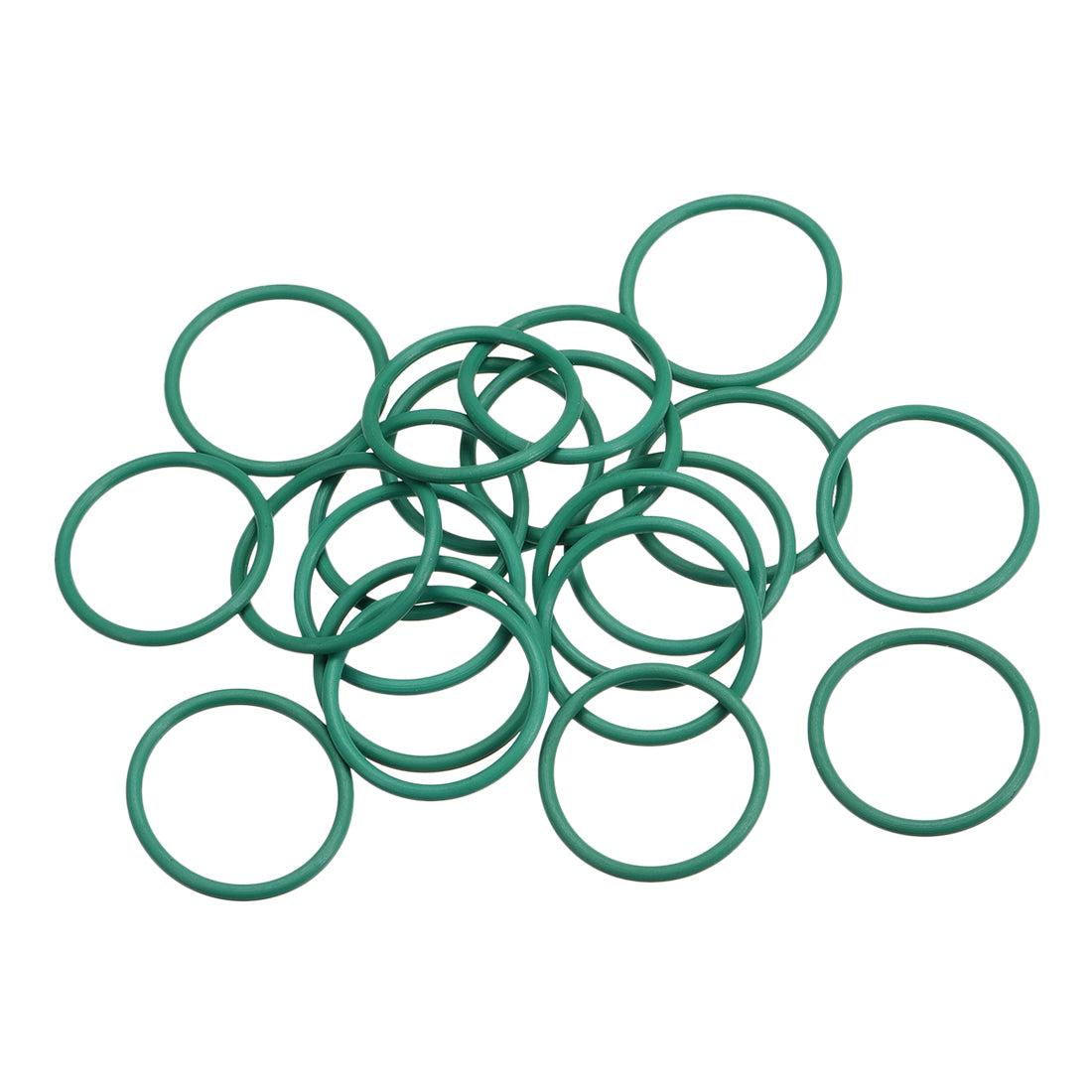 Uxcell Fluorine Rubber O Rings, 20mm OD, 17mm Inner Diameter, 1.5mm ...
