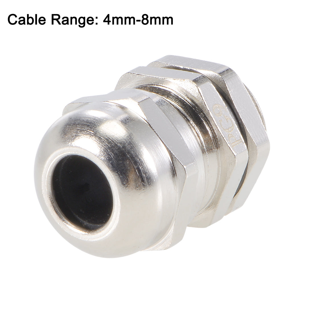 Uxcell PG9 Cable Gland 4mm-8mm Wire Hole Waterproof Metal Joint ...
