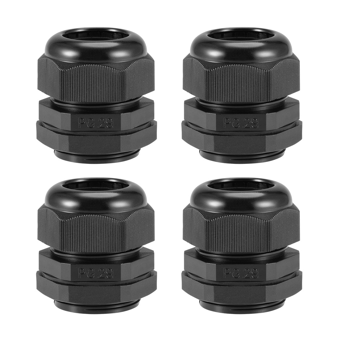 Uxcell PG29 Cable Gland 13mm-24mm Wire Hole Waterproof Nylon Joint ...