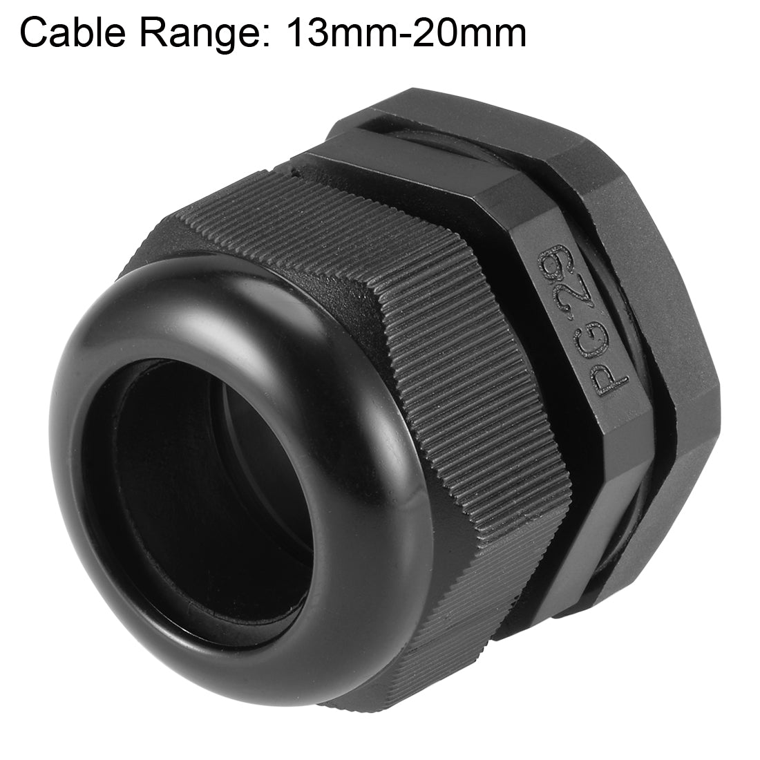 Uxcell PG29 Cable Gland 13mm-20mm Wire Hole Waterproof Nylon Joint ...