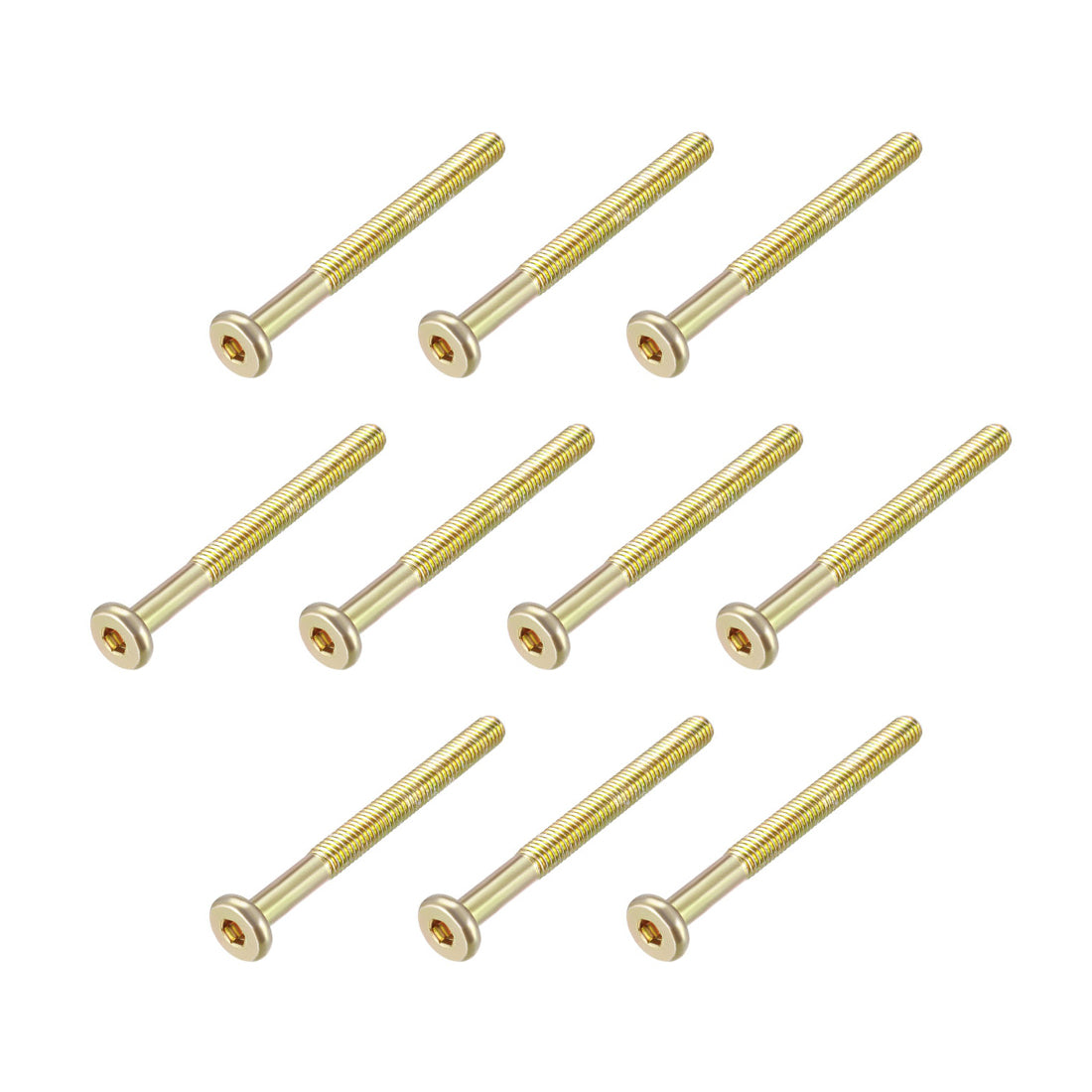 Carbon Steel Zinc Plated Hex Socket Machine Screws | Harfington