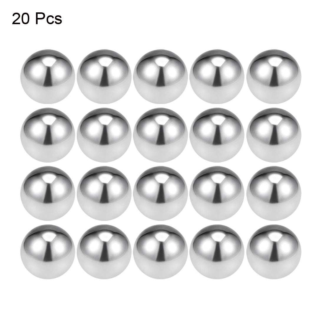 Uxcell 1/4" Bearing Balls 316L Stainless Steel G100 Precision Balls 50pcs | Harfington