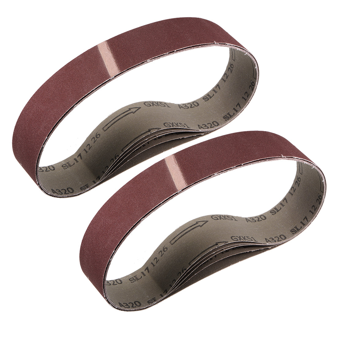Uxcell 2 x 27 Inch Sanding Belt 320 Grit Sand Belts for Belt Sander ...