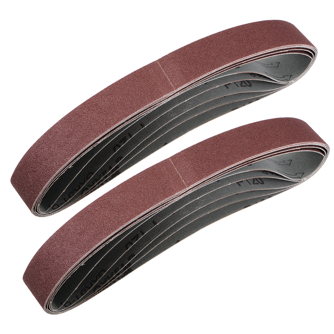 Uxcell 1.2 x 21 Inch Sanding Belt 120 Grit Aluminum Oxide Sand Belts ...