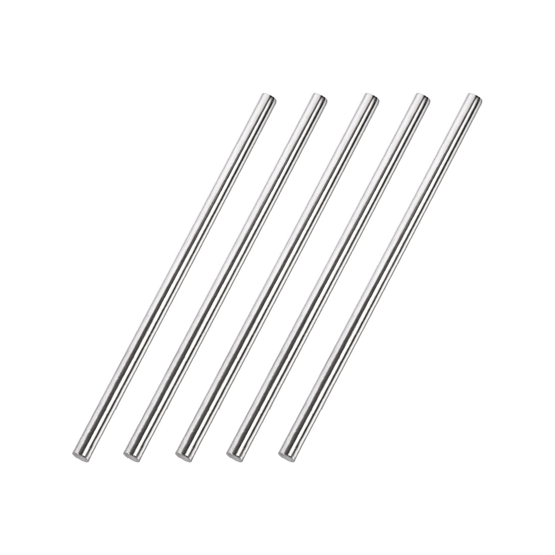 Uxcell 5mm x 150mm 304 Stainless Steel Solid Round Rod for DIY Craft ...