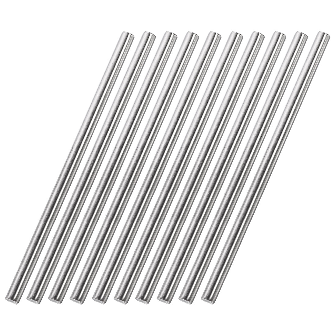 Uxcell 8mm x 300mm 304 Stainless Steel Solid Round Rod for DIY Craft ...