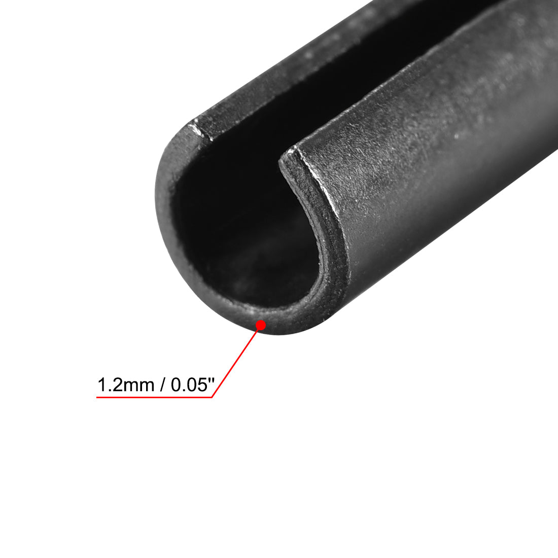 Uxcell Slotted Spring Pin - 6mm x 45mm Plain Finish 65Mn Roll ...