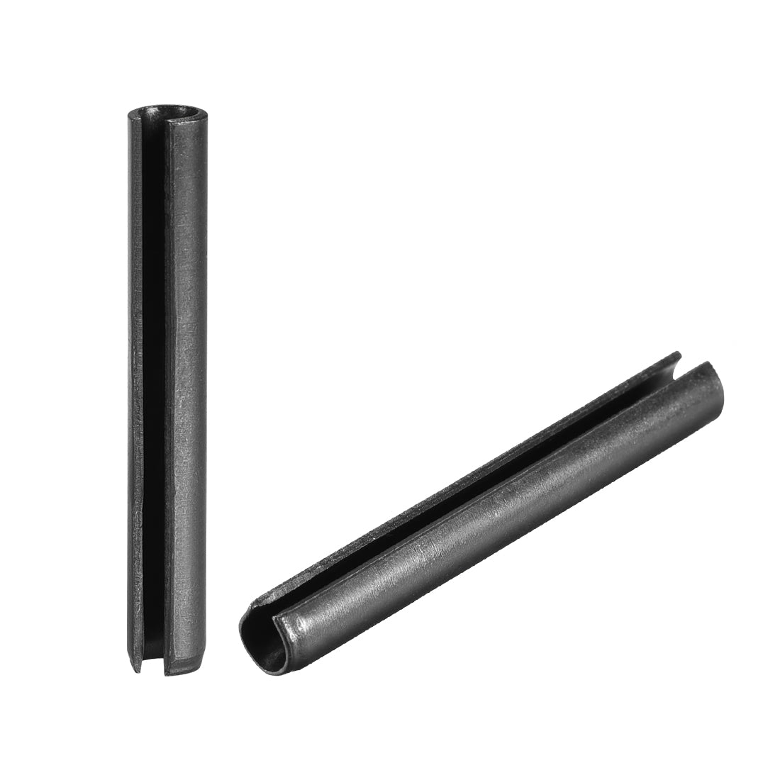 Uxcell Slotted Spring Pin - 6mm x 50mm Plain Finish 65Mn Roll ...