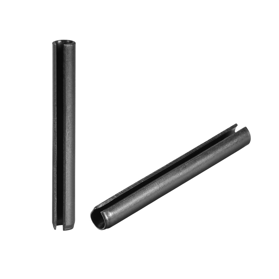 Uxcell Slotted Spring Pin - 6mm x 55mm Plain Finish 65Mn Roll ...