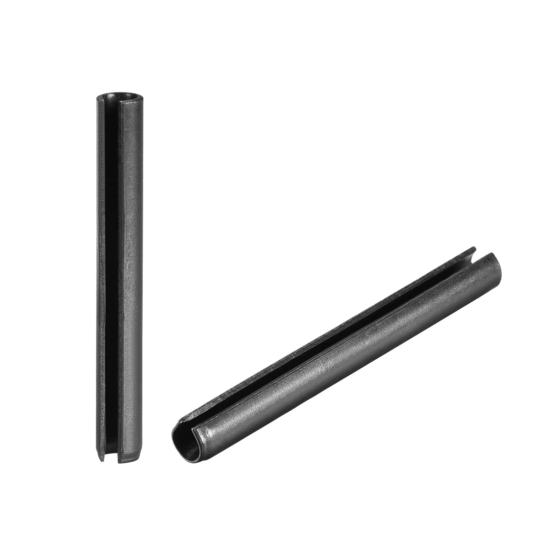 Uxcell Slotted Spring Pin - 6mm x 60mm Plain Finish 65Mn Roll ...