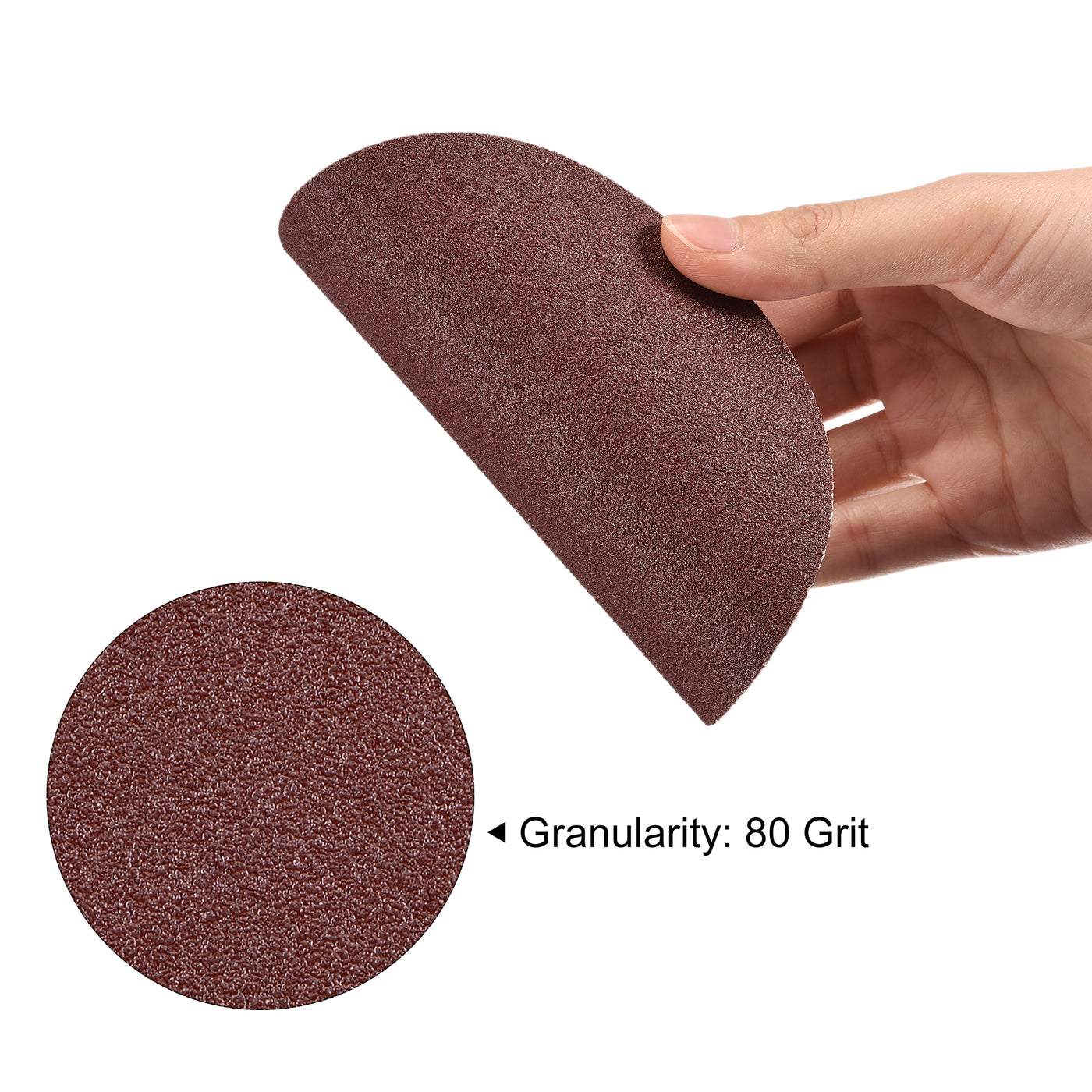 5-inch PSA Sanding Disc Aluminum Oxide Adhesive Sandpaper | Harfington