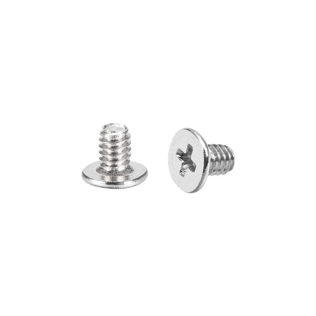 Uxcell M2x4mm Computer Screws Phillips Head Screw Silver 3.8mm Dia ...