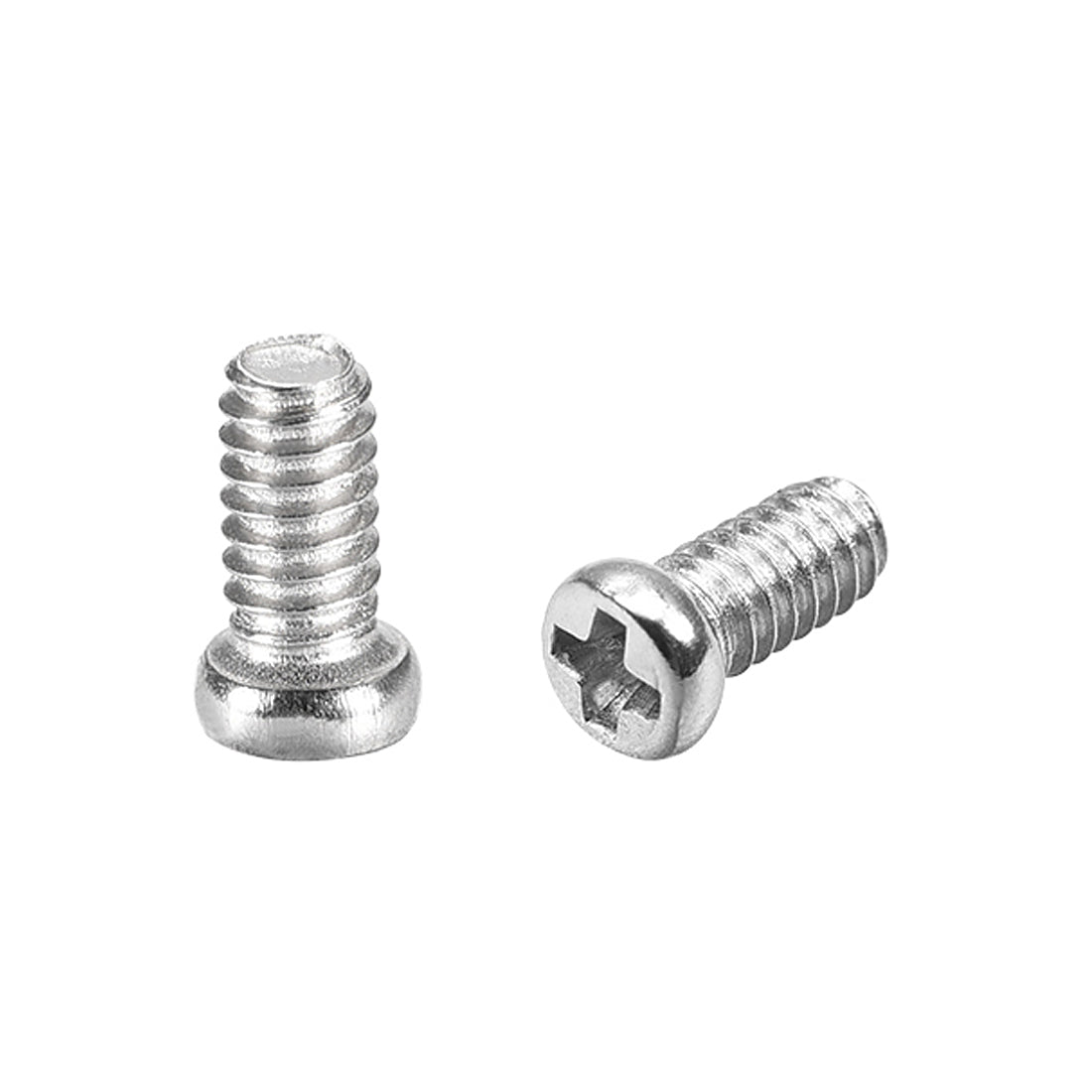 Uxcell M2x4mm Computer Screws Phillips Head Screw Silver 2.8mm Dia ...