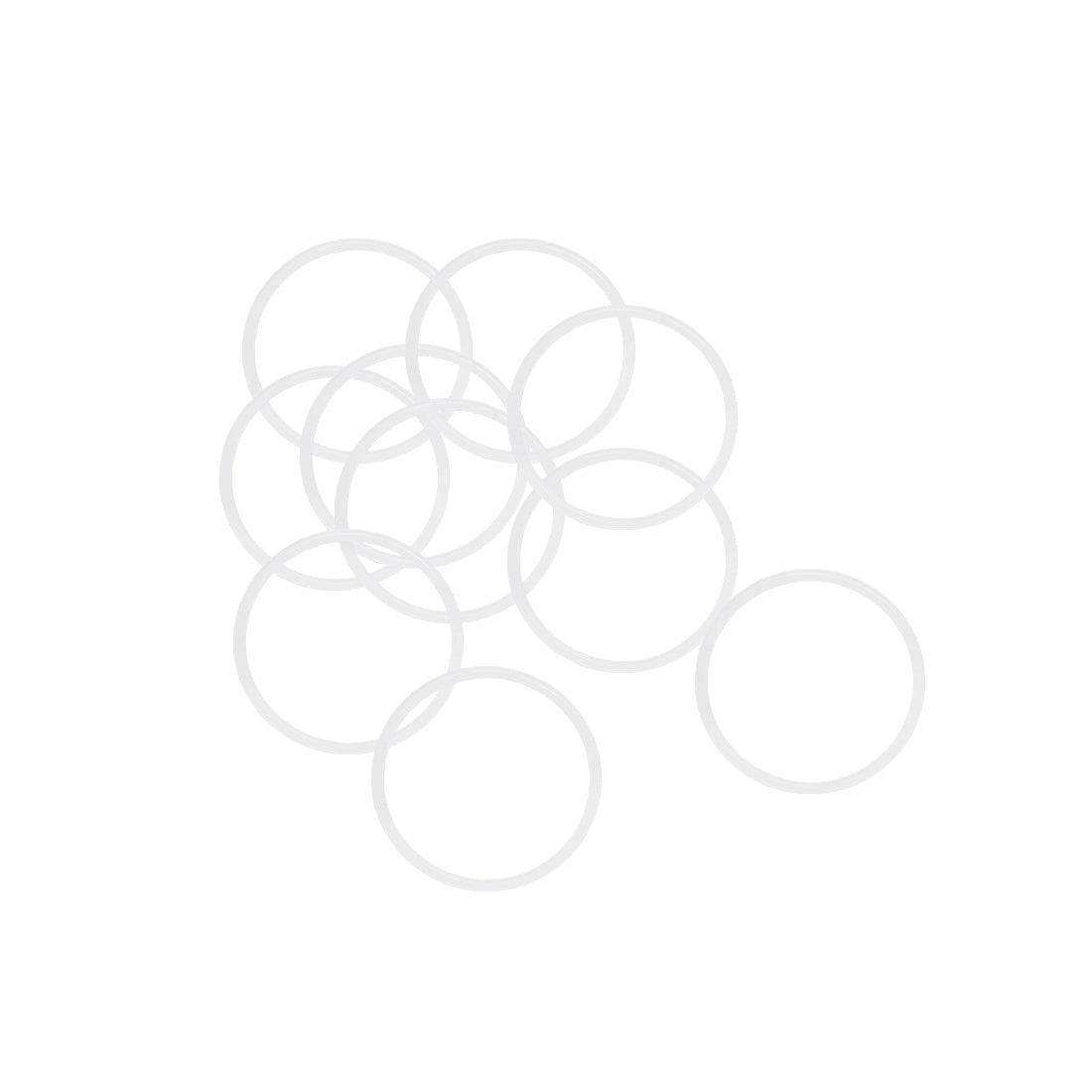 Uxcell Silicone O-Rings 28mm OD, 25mm Inner Diameter, 1.5mm Width, Seal ...