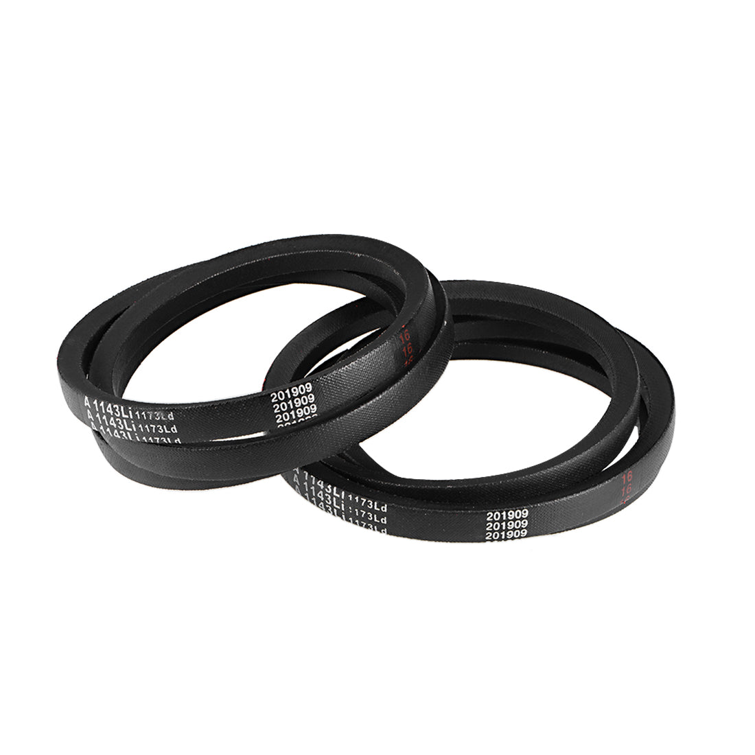 Uxcell A1143/A45 V-Belts 45" Inner Girth, A-Section Rubber Drive Belt ...