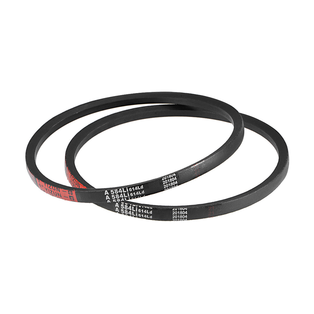 Uxcell A584/A23 V-Belts 23" Inner Girth, A-Section Rubber Drive Belt ...