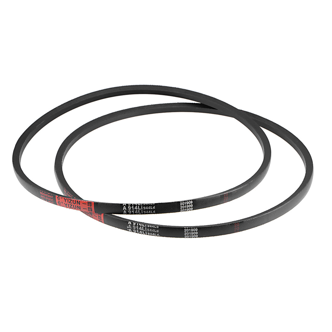 Uxcell A914/A36 V-Belts 36" Inner Girth, A-Section Rubber Drive Belt ...