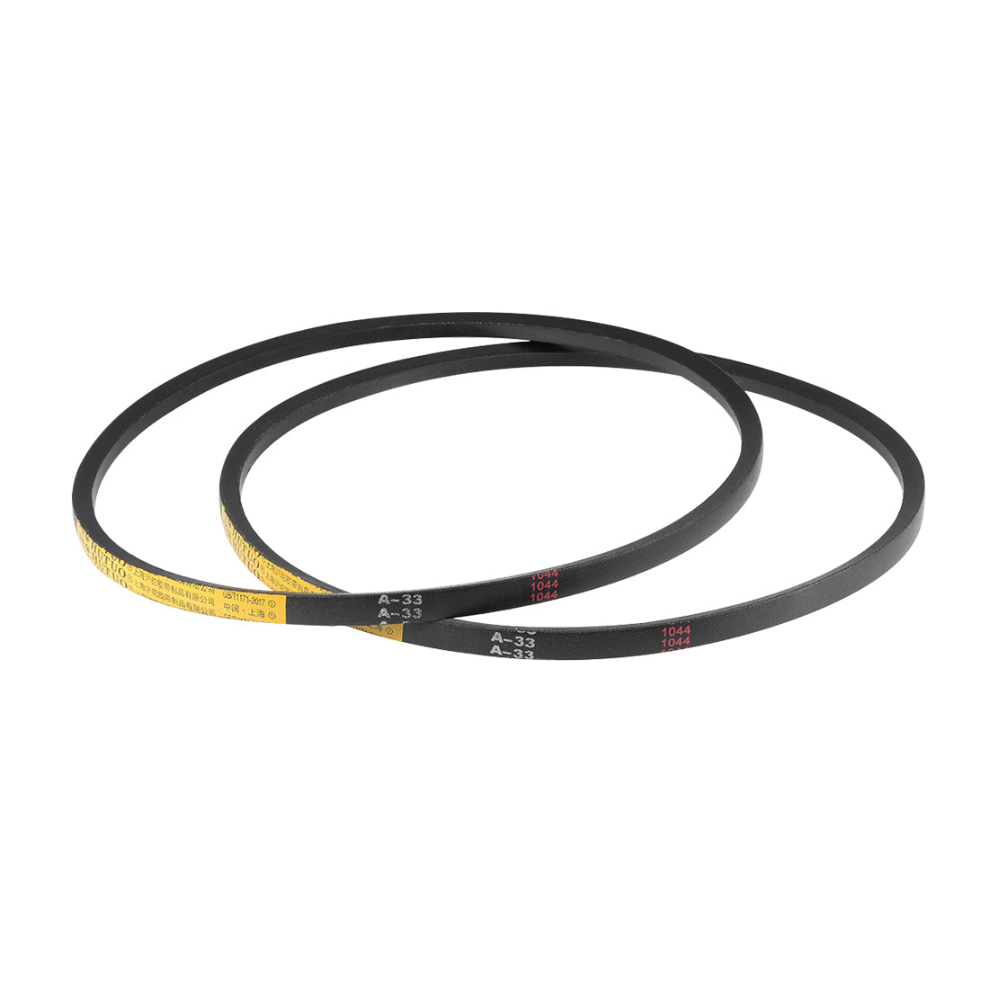 Uxcell A33 Drive V-Belts 33" Pitch Length, 13mm Width 8mm Thick JIS ...