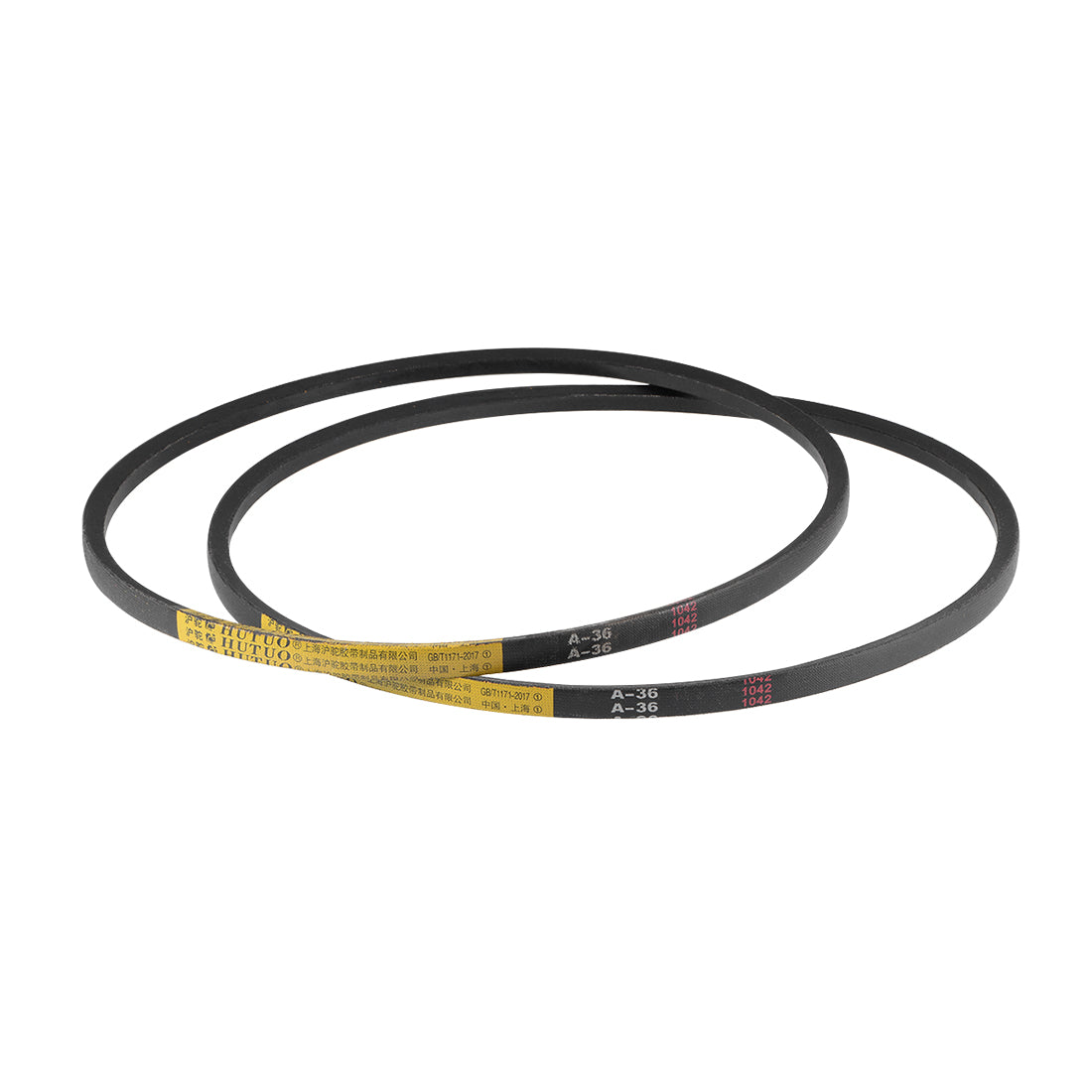 Uxcell A36 Drive V-Belts 36" Pitch Length, 13mm Width 8mm Thick JIS ...