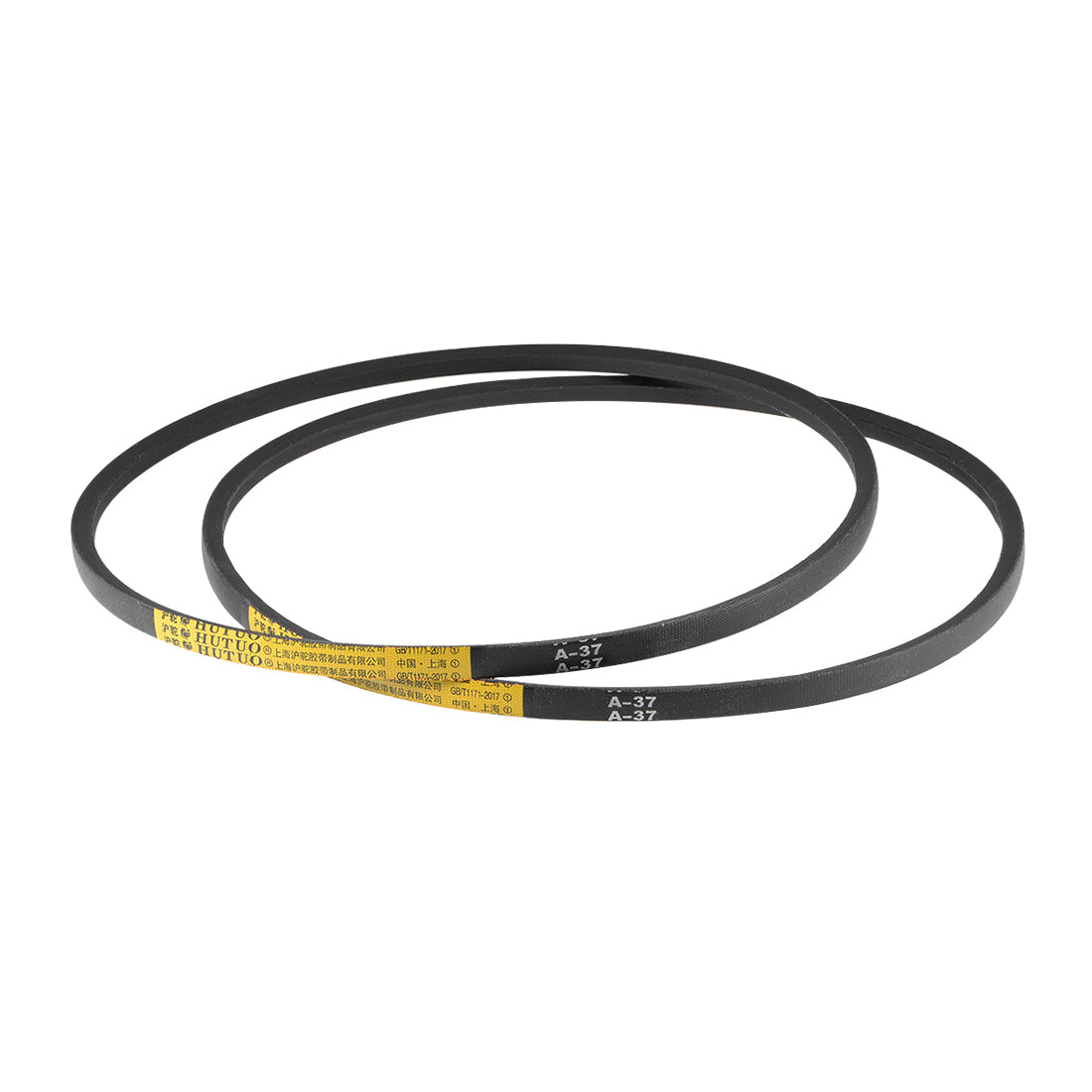 Uxcell A37 Drive V-Belts 37" Pitch Length, 13mm Width 8mm Thick JIS ...