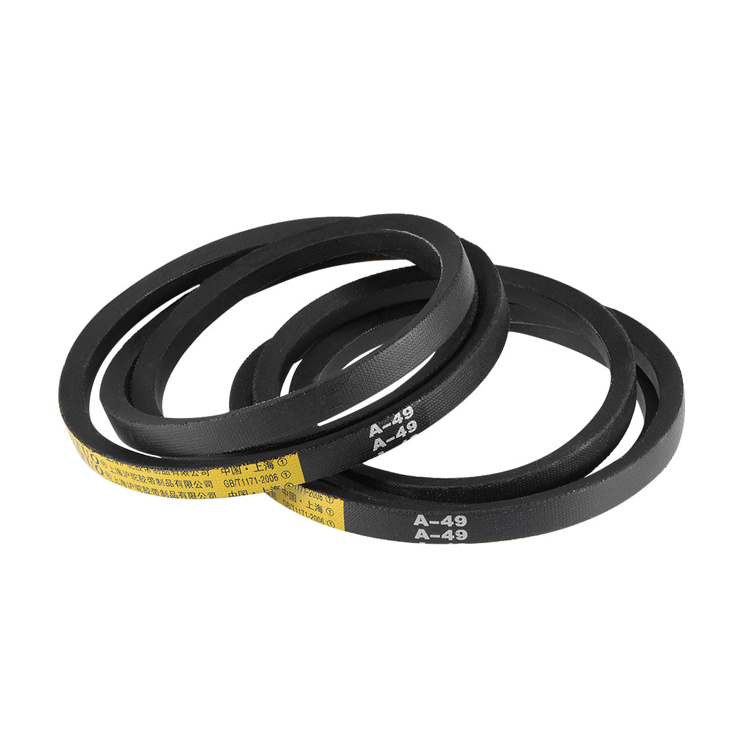 Uxcell A49 V-Belts 49" Pitch Length, A-Section Rubber Drive Belt 2pcs ...