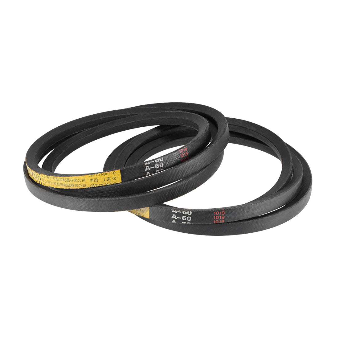 Uxcell A60 Drive V-Belts 60" Pitch Length, 13mm Width 8mm Thick JIS ...