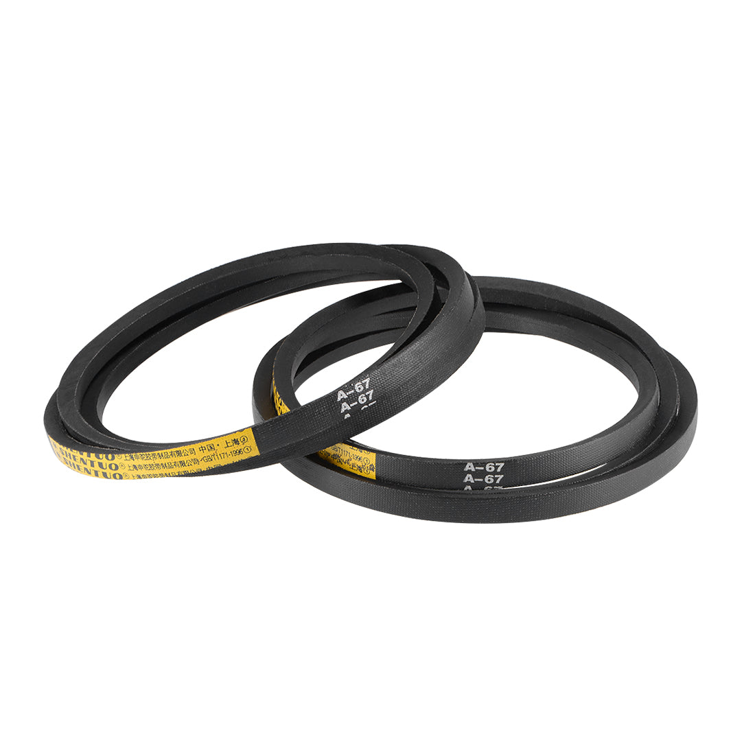 Uxcell A67 V-Belts 67" Pitch Length, A-Section Rubber Drive Belt 2pcs ...
