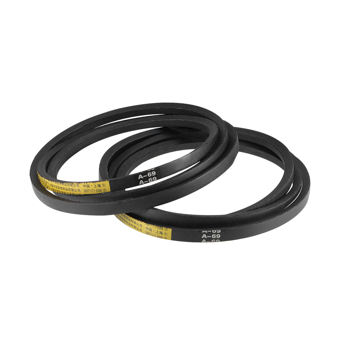 Uxcell A69 V-Belts 69" Pitch Length,, A-Section Rubber Drive Belt 2pcs ...