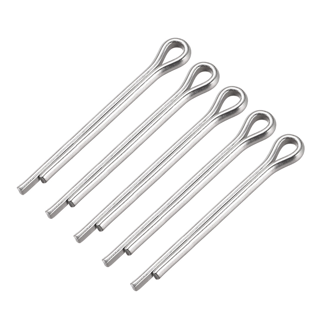 Uxcell Split Cotter Pin - 4mm x 35mm 304 Stainless Steel 2-Prongs ...
