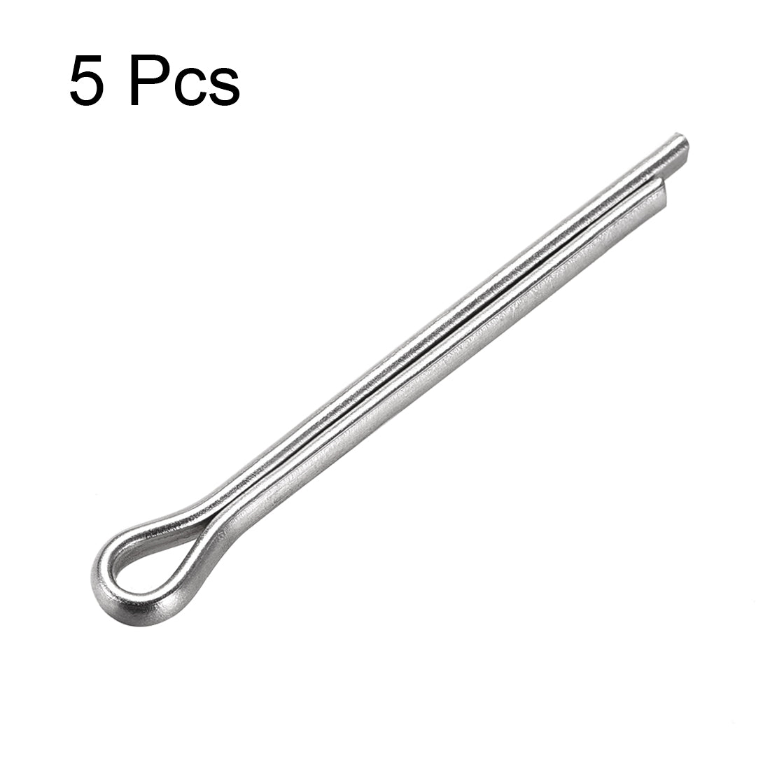 Uxcell Split Cotter Pin - 4mm x 40mm 304 Stainless Steel 2-Prongs ...