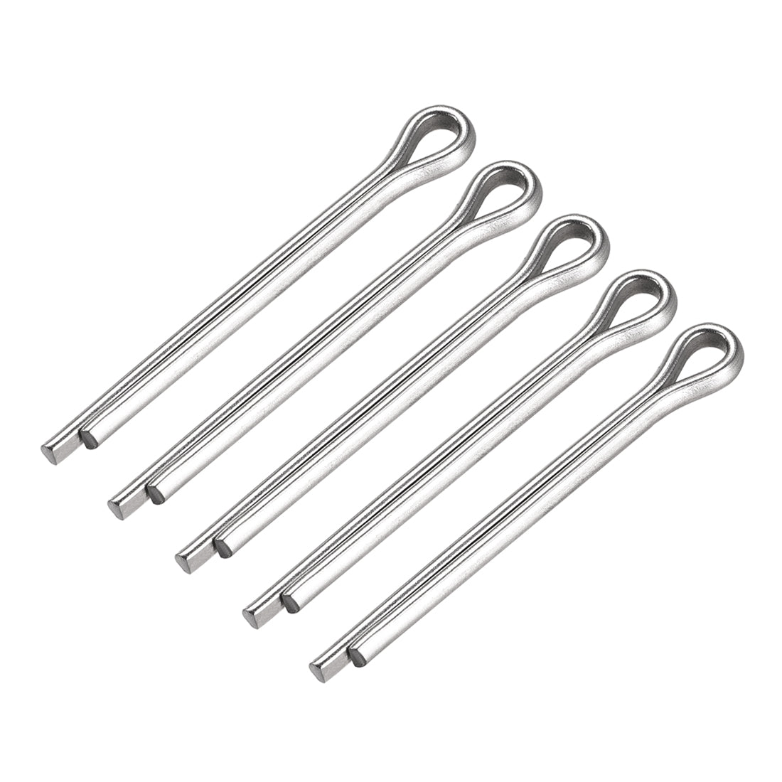 Uxcell Split Cotter Pin - 4mm x 40mm 304 Stainless Steel 2-Prongs ...