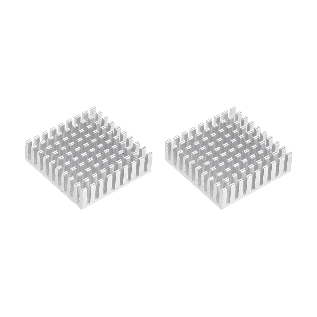 Uxcell Electronic Radiators Heatsink for MOS GPU IC Chip Silver 35 x 35 ...