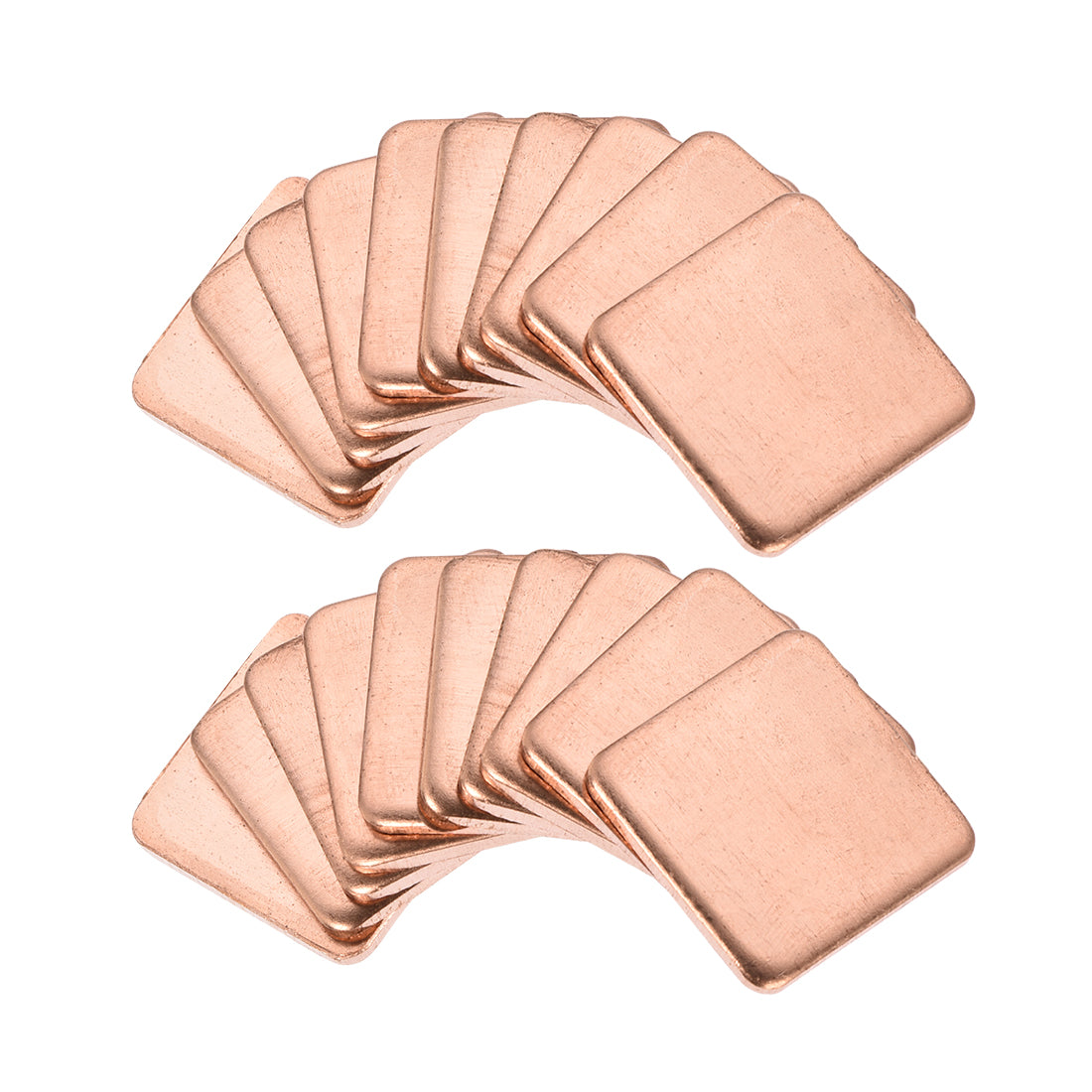 Uxcell Flat IC Chipset Thermal Copper Heatsink for CPU GPU 15 x 15 x 1 ...