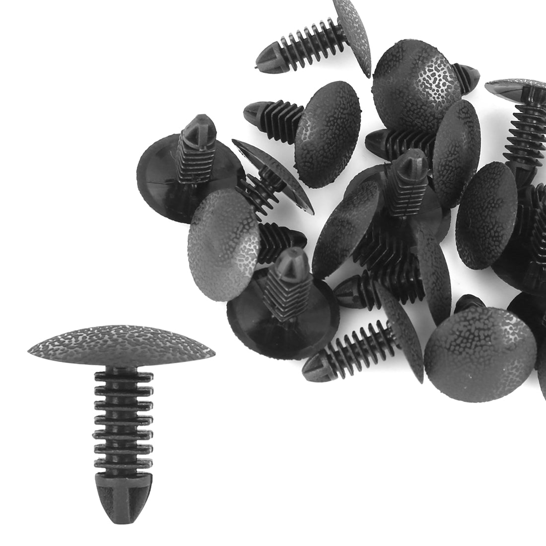 20pcs 4mm Hole Dia Plastic Bolt Rivets Fastener Mudguard Bumper ...