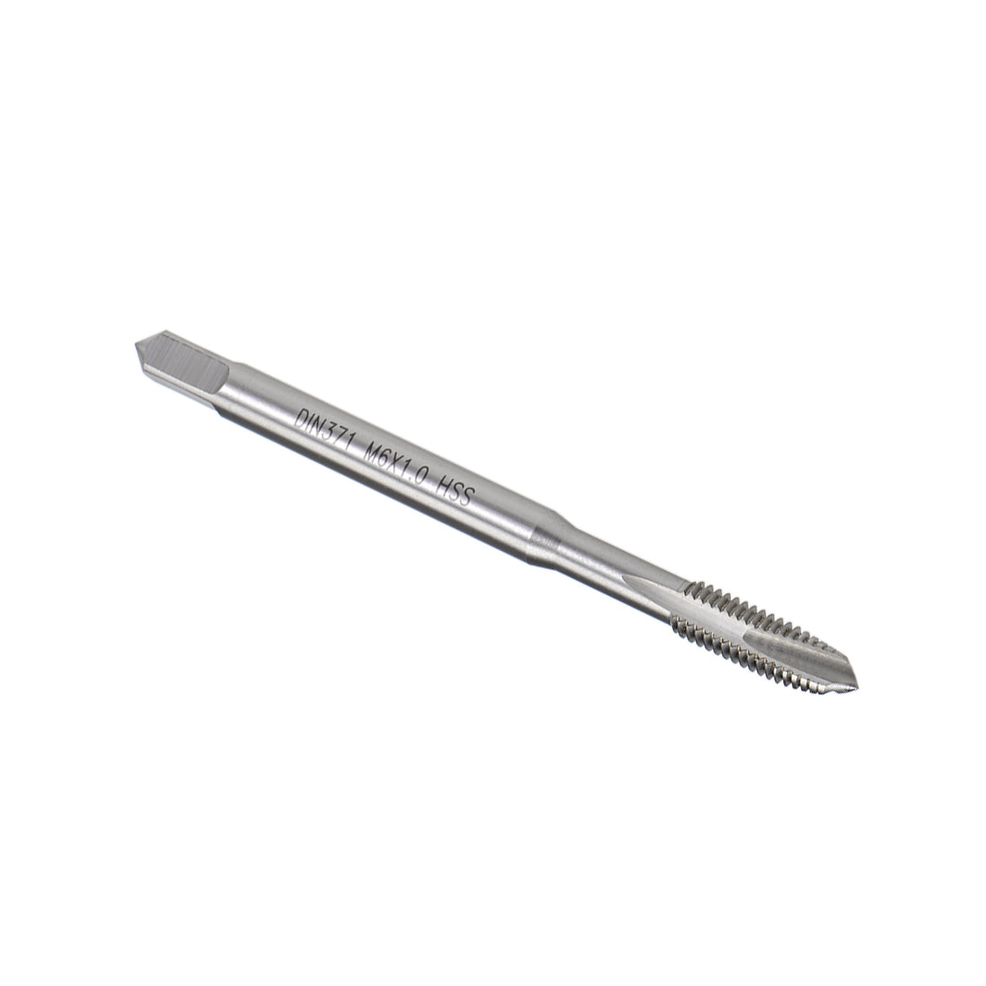 Uxcell M6 x 1 Spiral Point Threading Tap H2 Tolerance High Speed Steel ...