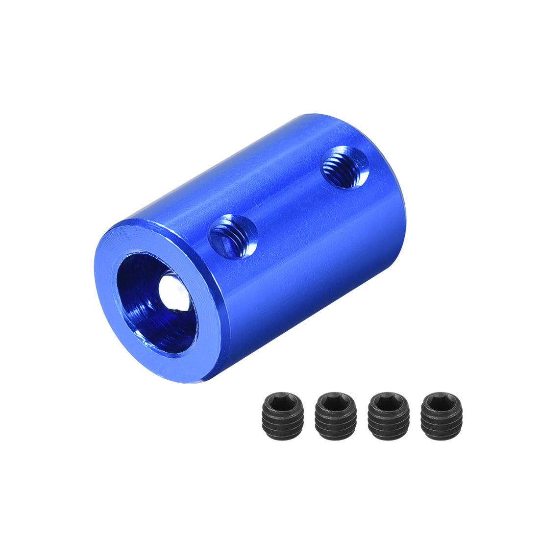 Uxcell 4mm to 8mm Bore Rigid Coupling 25mm Length 14mm Diameter ...
