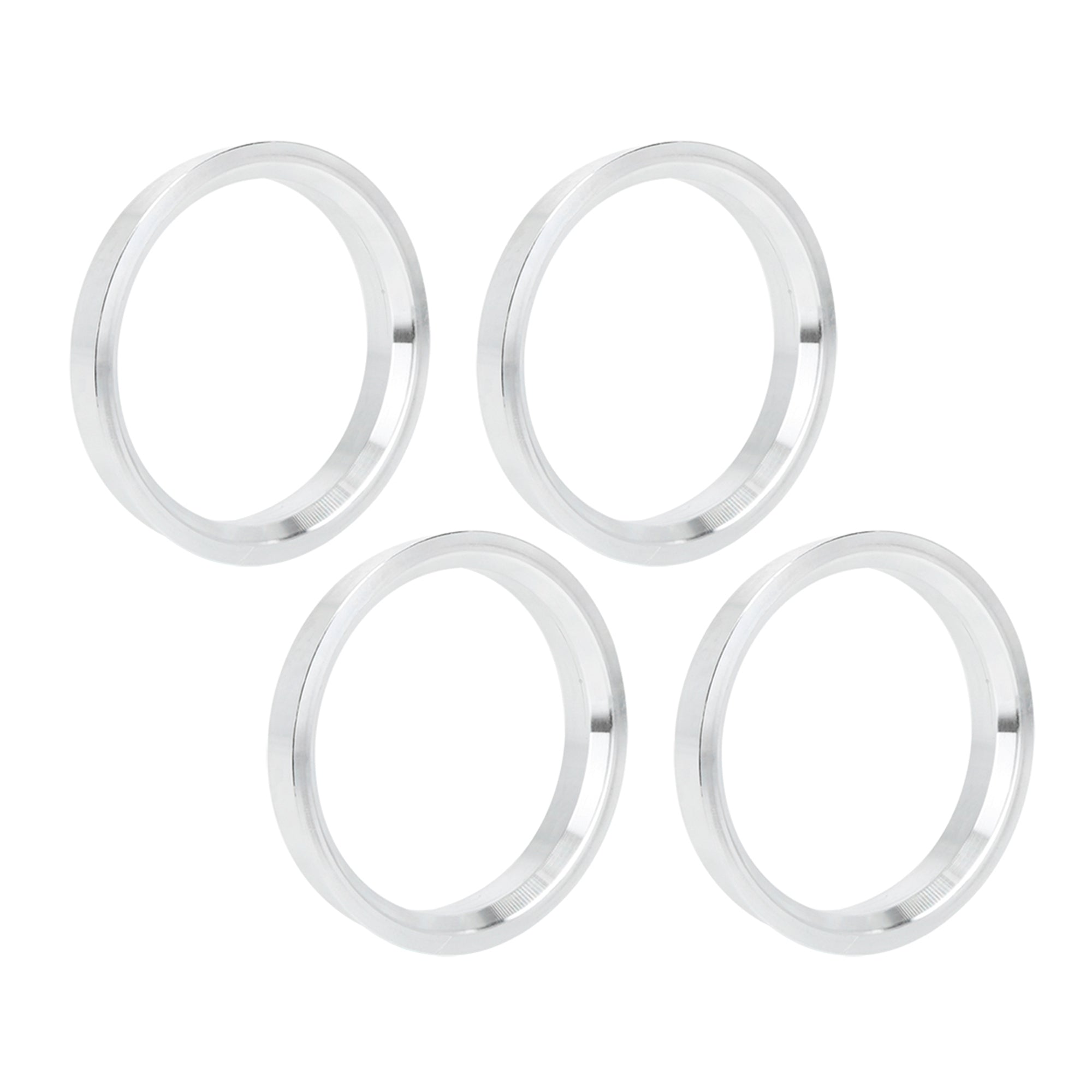 4pcs 66.1 mm Aluminium Alloy Car Hub Centric Rings Wheel Bore Spacer ...