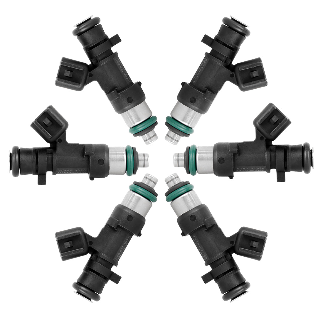 6pcs 0280158028 04591986AA Fuel Injector for Dodge Charger 2006-2009 ...