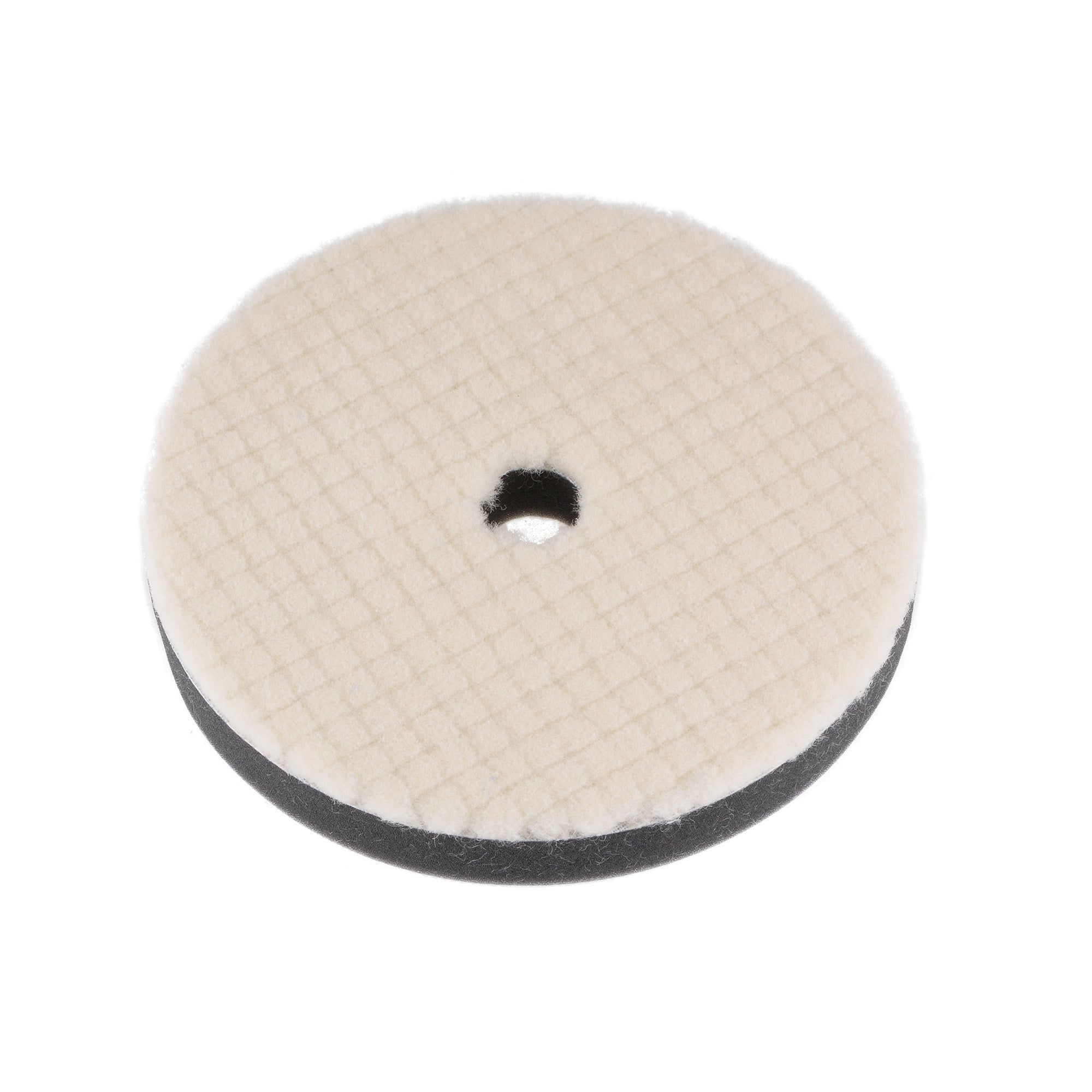 Uxcell 6" Wool Felt Sponge Polishing Pad Hook and Loop with Hole Medium ...