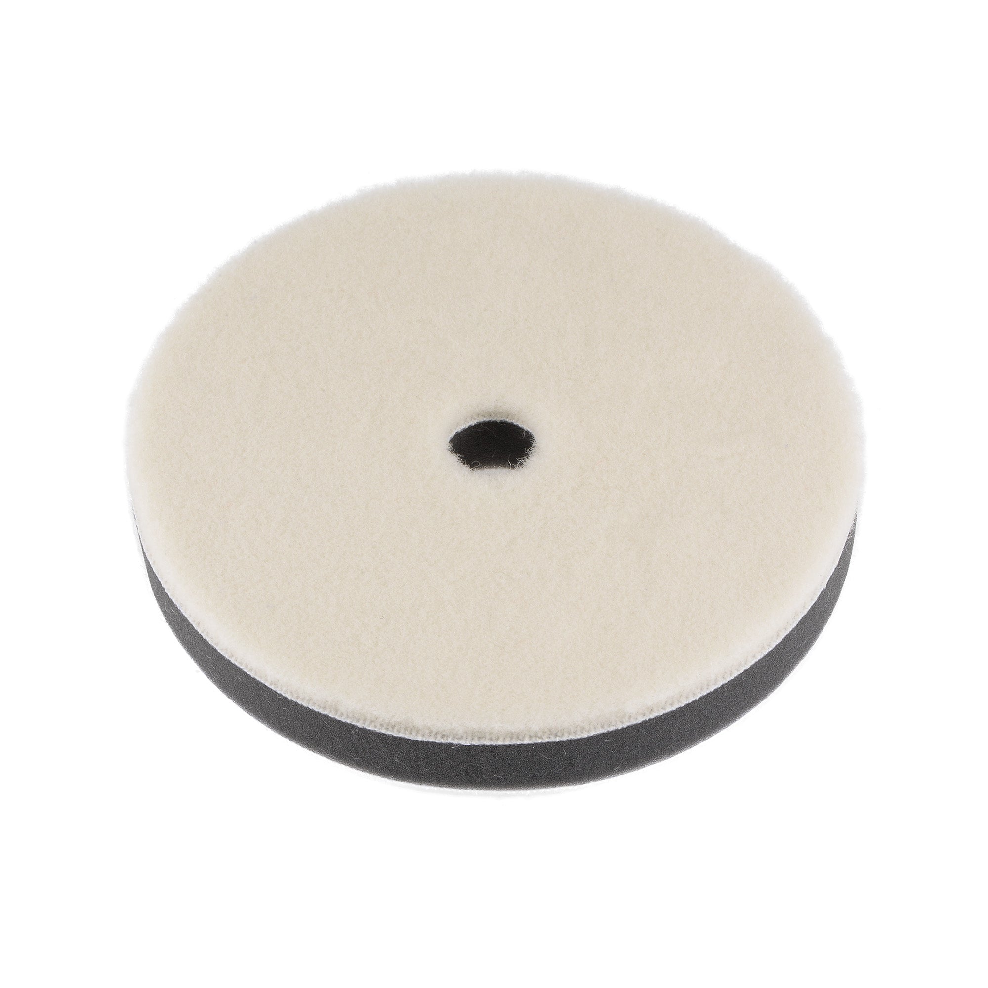 Uxcell 6" Wool Felt Sponge Polishing Pad Hook and Loop with Hole Fine ...