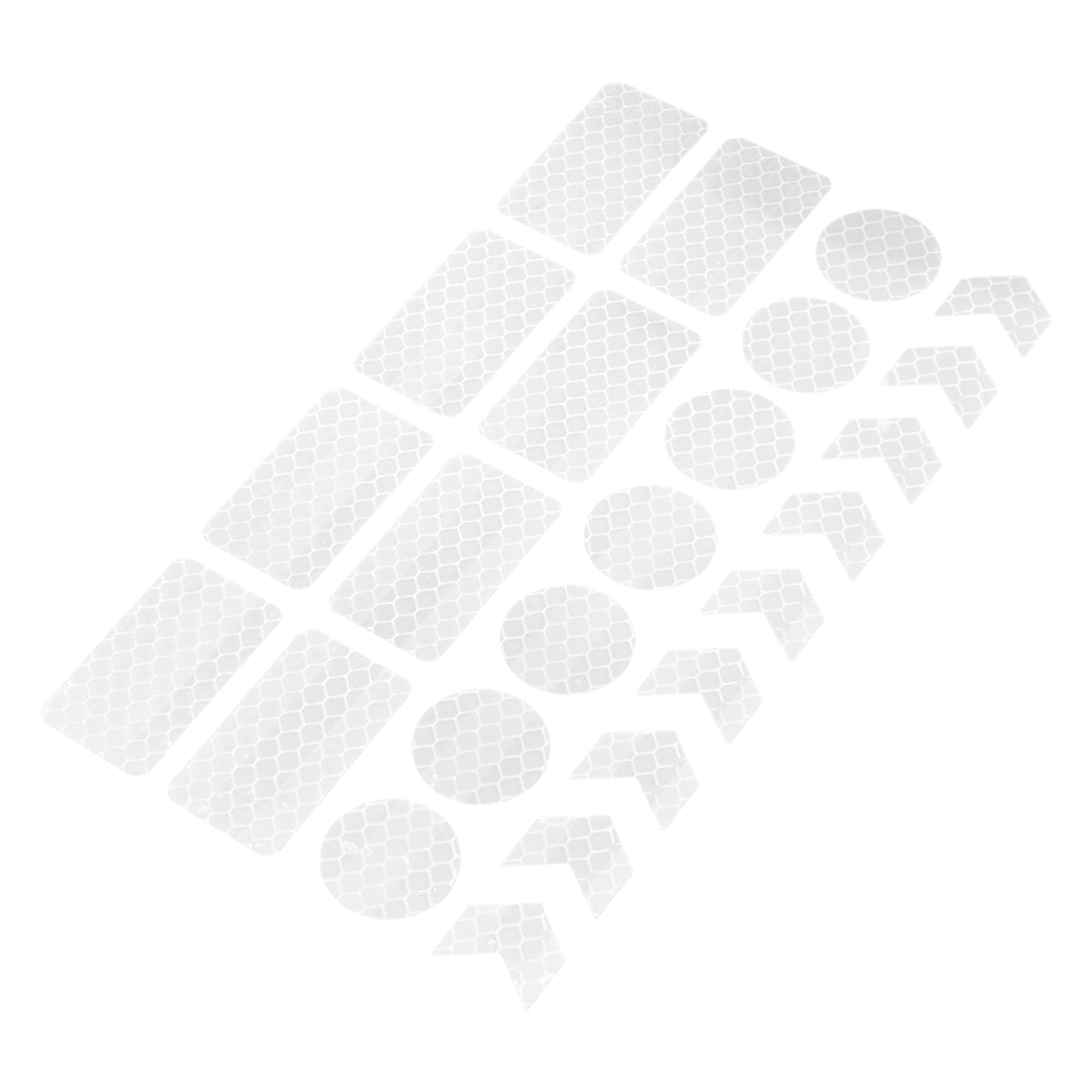 24pcs White Reflective Stickers Tape Waterproof Decals for Car ...